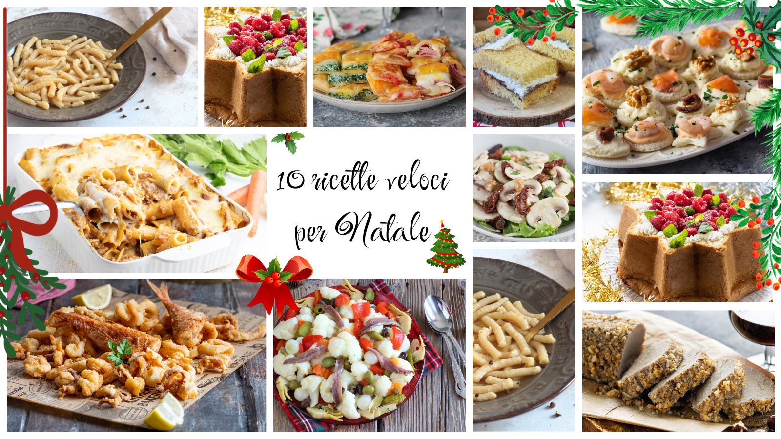 Perché faticare per giorni? A Natale possiamo servire ottime ricette ...