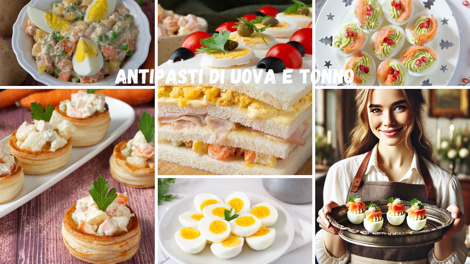 Ricette veloci per buffet: torta tramezzino, uova ripiene e vol-au-vent ...