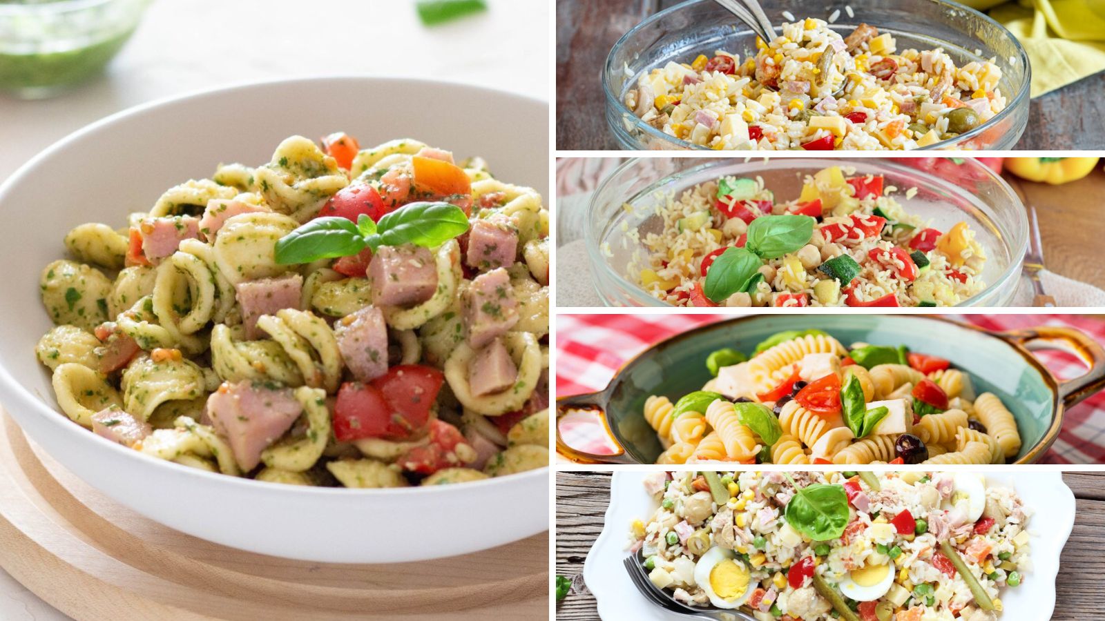Insalate di pasta e riso per la bella stagione: 5 ricette fresche e ...