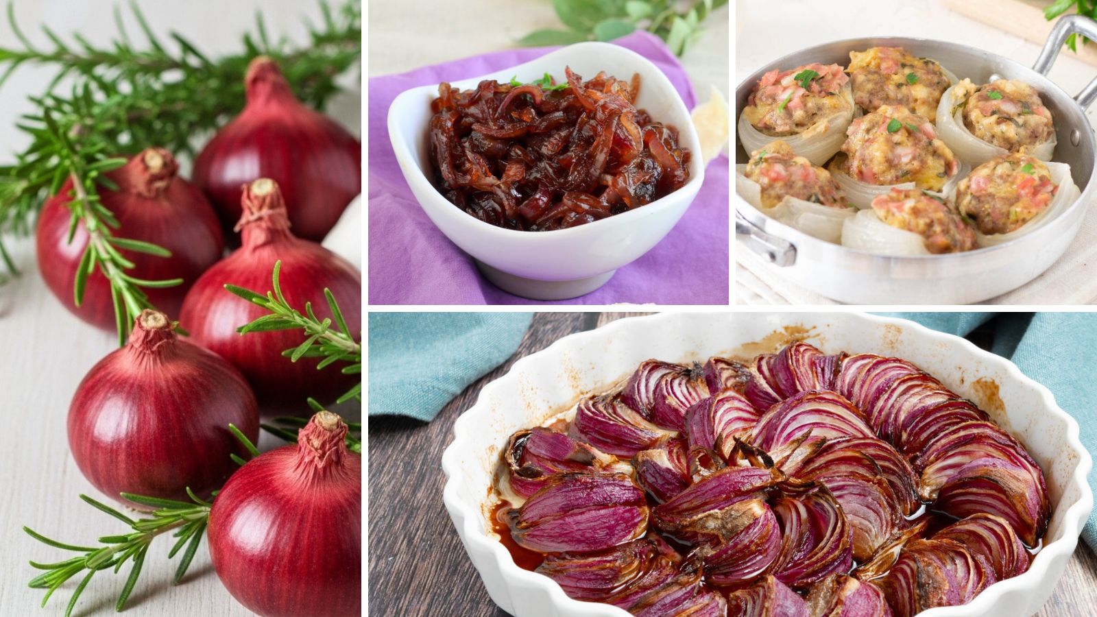 Come Cucinare le Cipolle Rosse: 3 Ricette Facili (al Forno, Ripiene ...