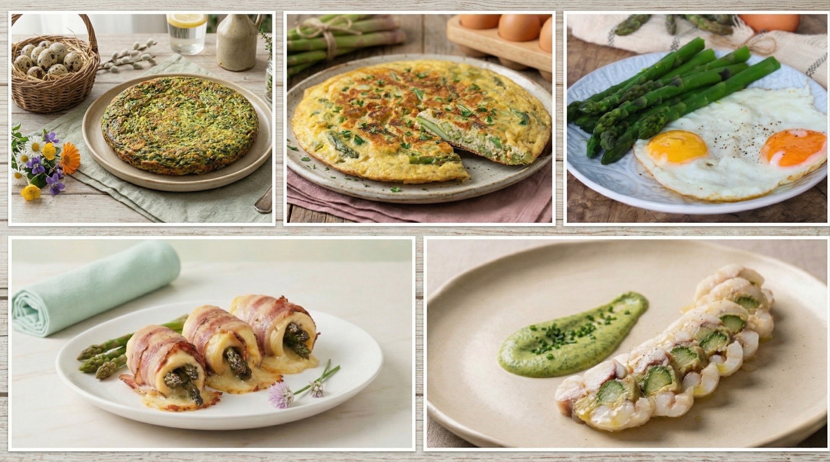 5 secondi piatti con asparagi che sanno di primavera | Cookaround