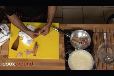 Risotto scampi e champagne: la ricetta perfetta | Cookaround