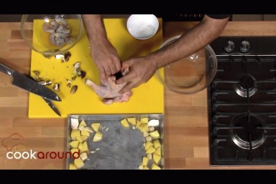 Pollo con gamberi | Cookaround