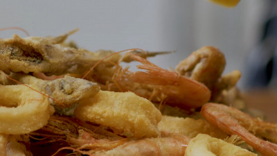 Frittura mista di paranza gamberi e calamari | Cookaround