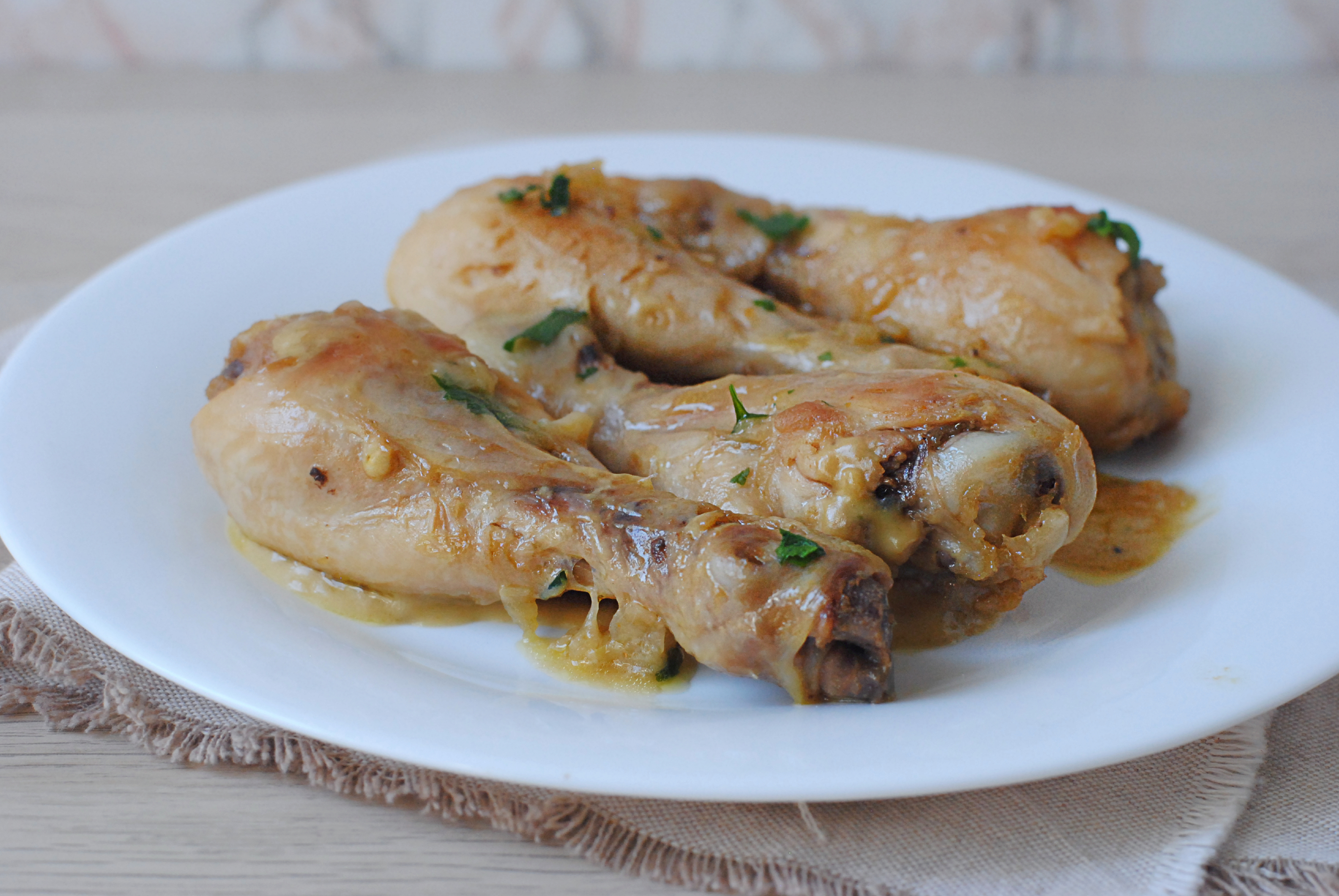 Fusi di pollo caramellati al limone | Cookaround