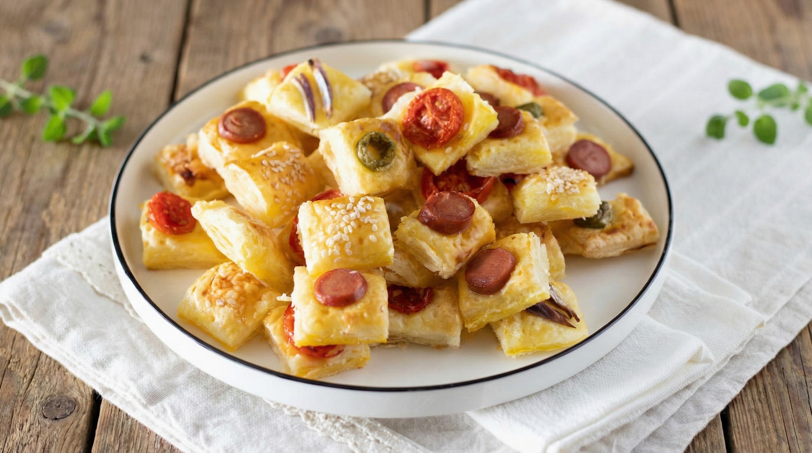 100 Salatini in 30 Minuti: Ricetta Veloce con Pasta Sfoglia | Cookaround